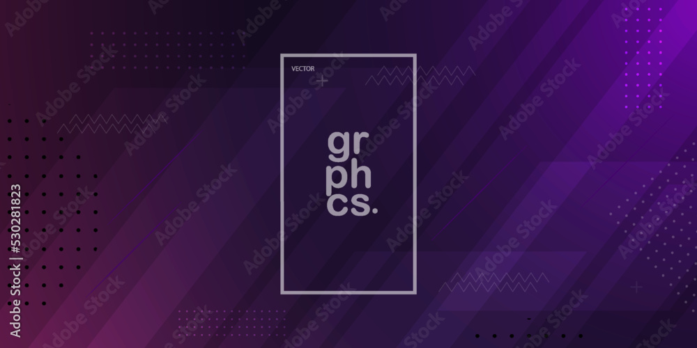 Modern abstract dark violet lavender purple with lines gradient ...