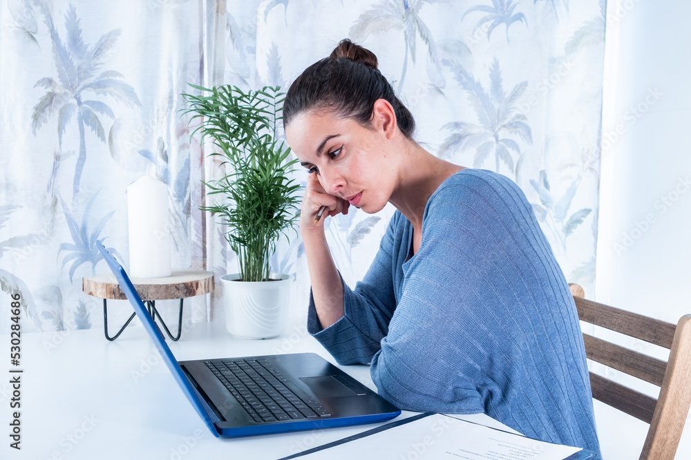 Bored Person Computer