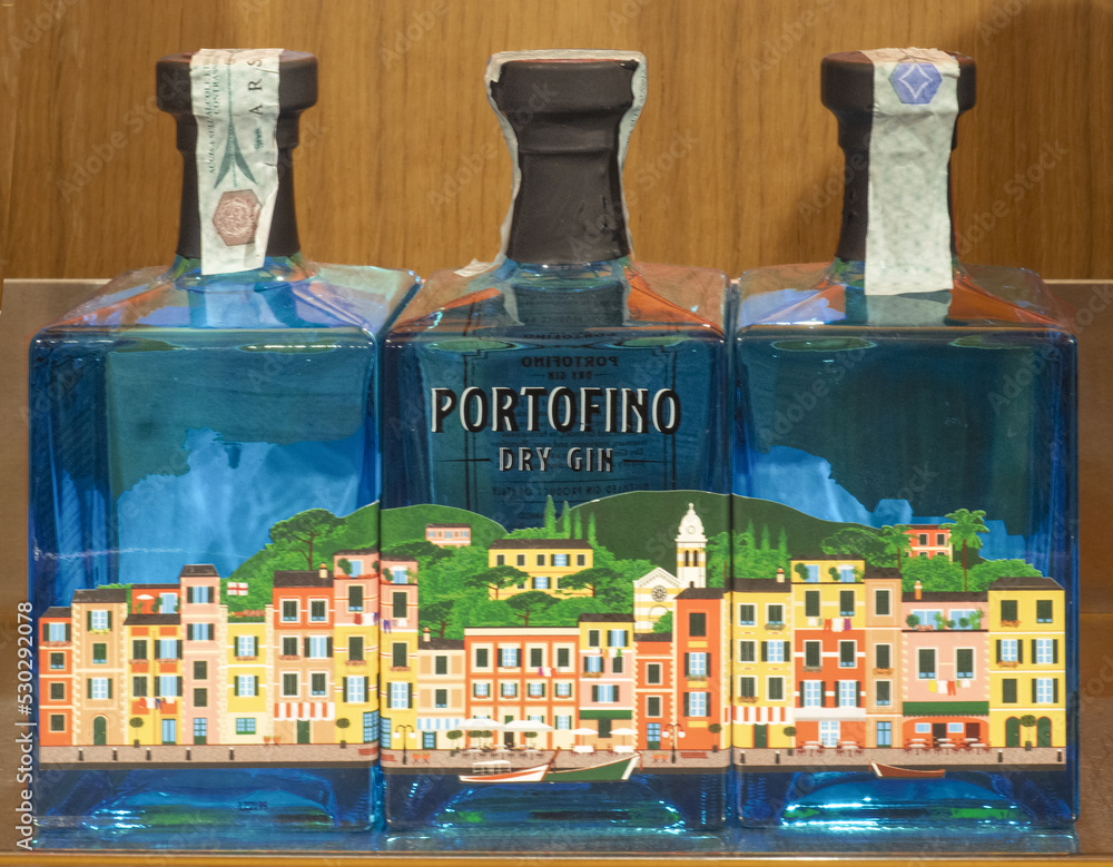 Portofino Dry gin, a liqueur that takes its name from the famous ...