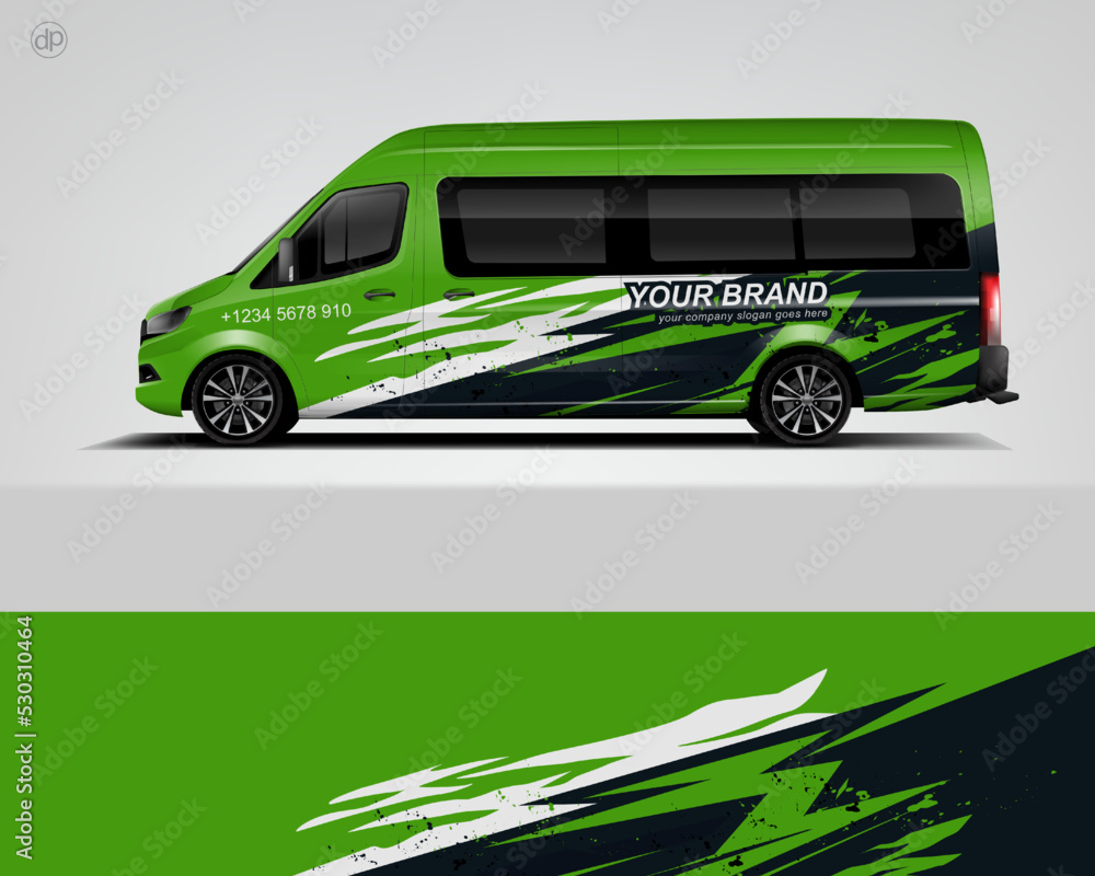 Van Wrap Design modern eye catching ready use. place your logo ...