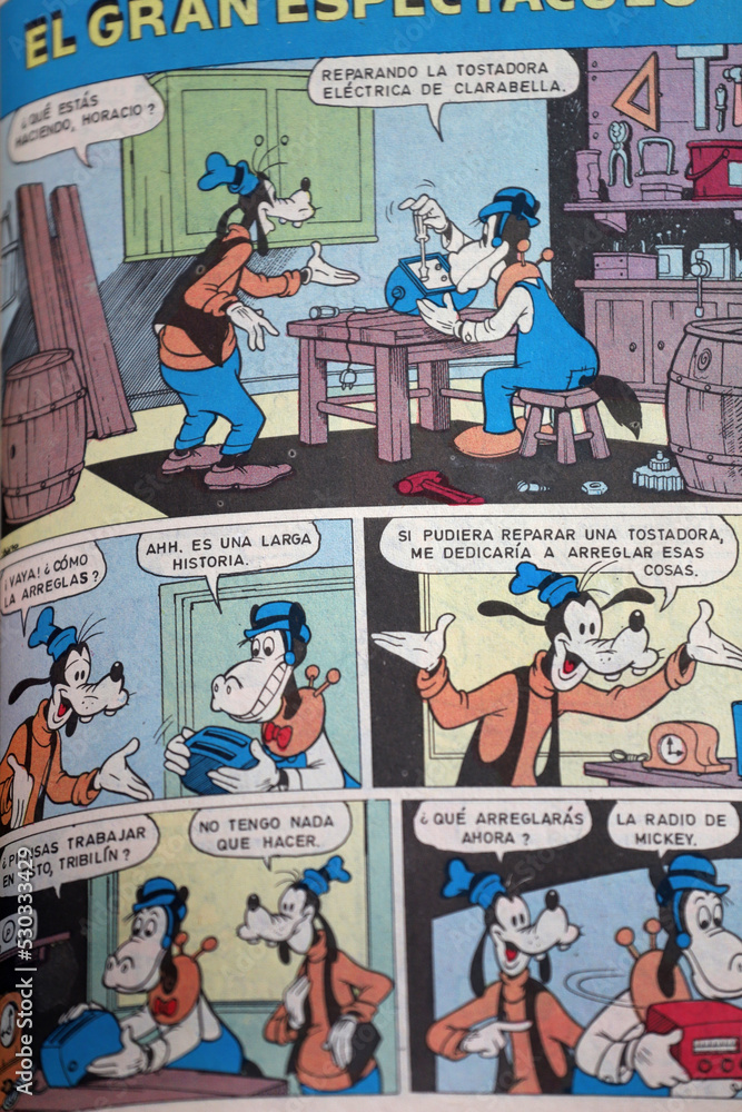 Goofy comics magazine with Horace Horsecollar. Magazine with ...