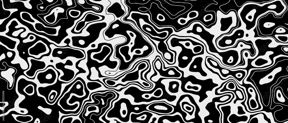 Paper cut art background texture. Wave paper cut. Map line of ...