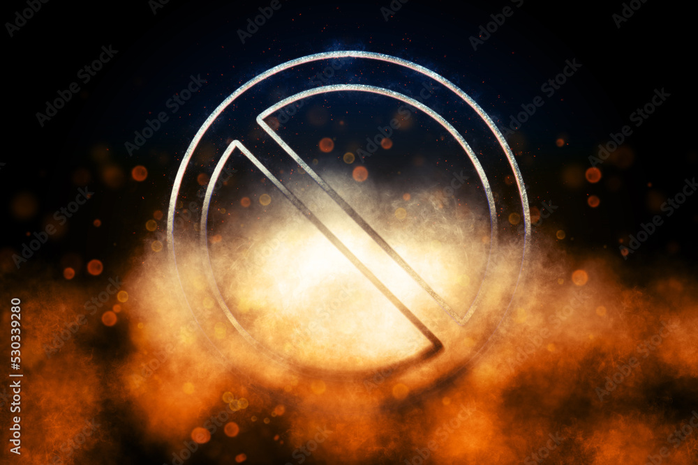 No sign or No symbol, prohibition and restriction, Censorship Stock ...