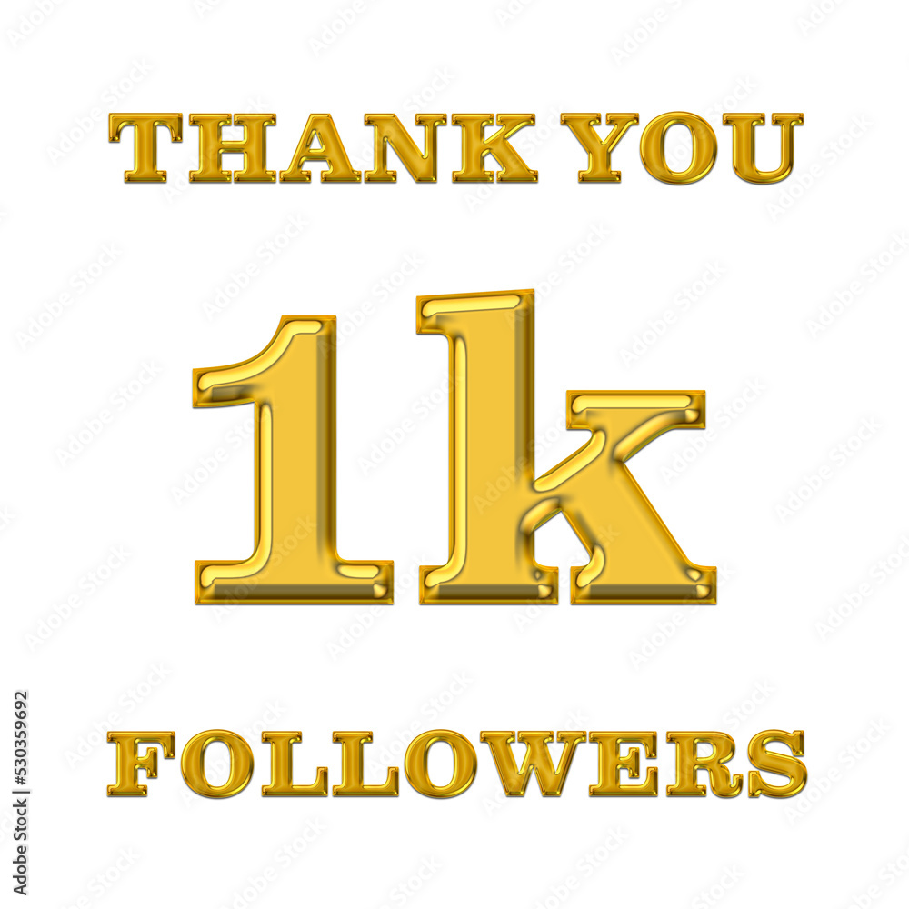 Thank you 1K followers transparent background PNG image, with gold ... Thank you 1K followers transparent background PNG image, with gold ...
