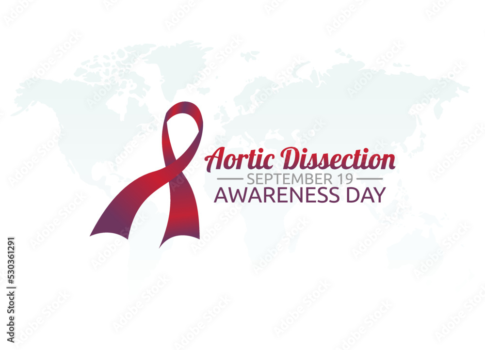 vector graphic of aortic dissection awareness day good for aortic ...