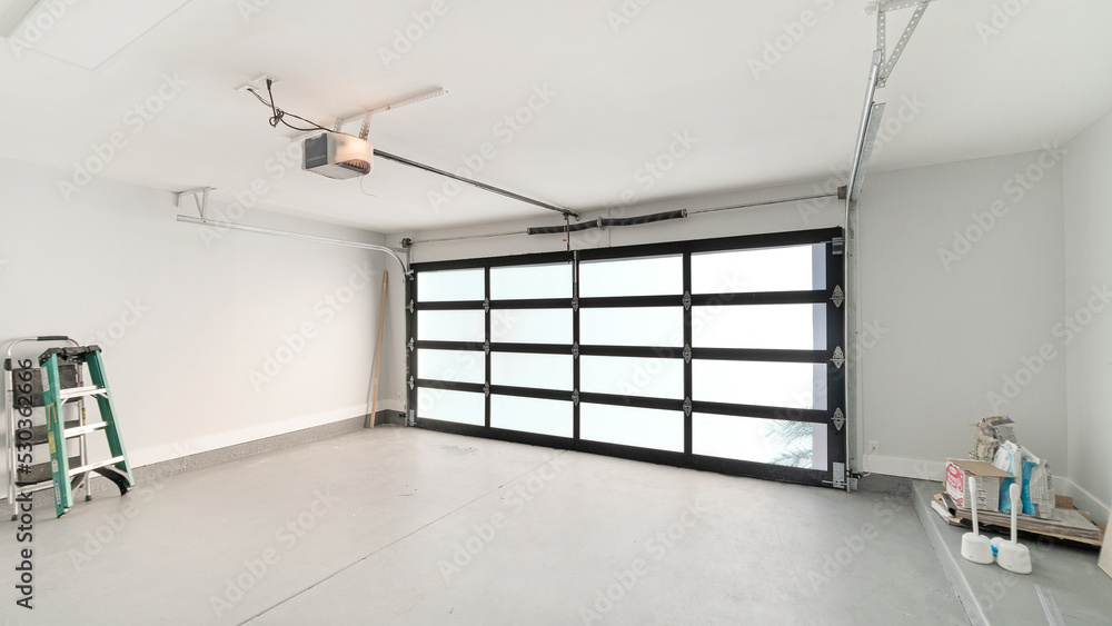 empty home garage Stock Photo | Adobe Stock