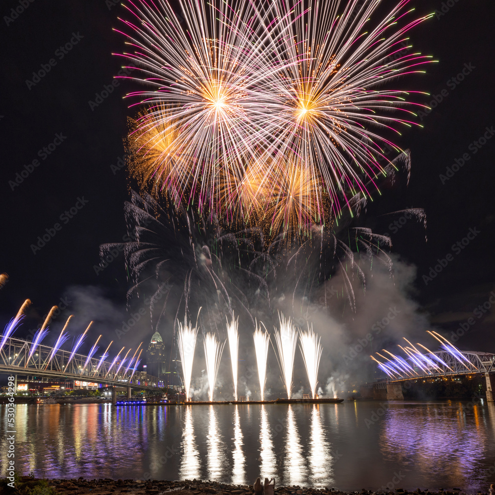 The 2022 Western & Southern/WEBN Fireworks displayed an explosive and ...