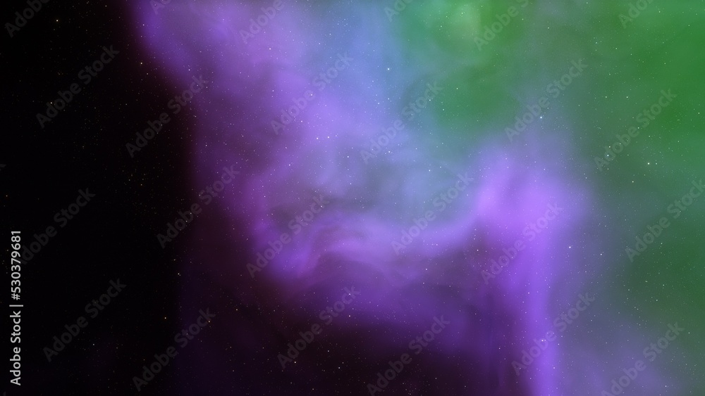red-violet nebula in outer space, horsehead nebula, unusual colorful ...