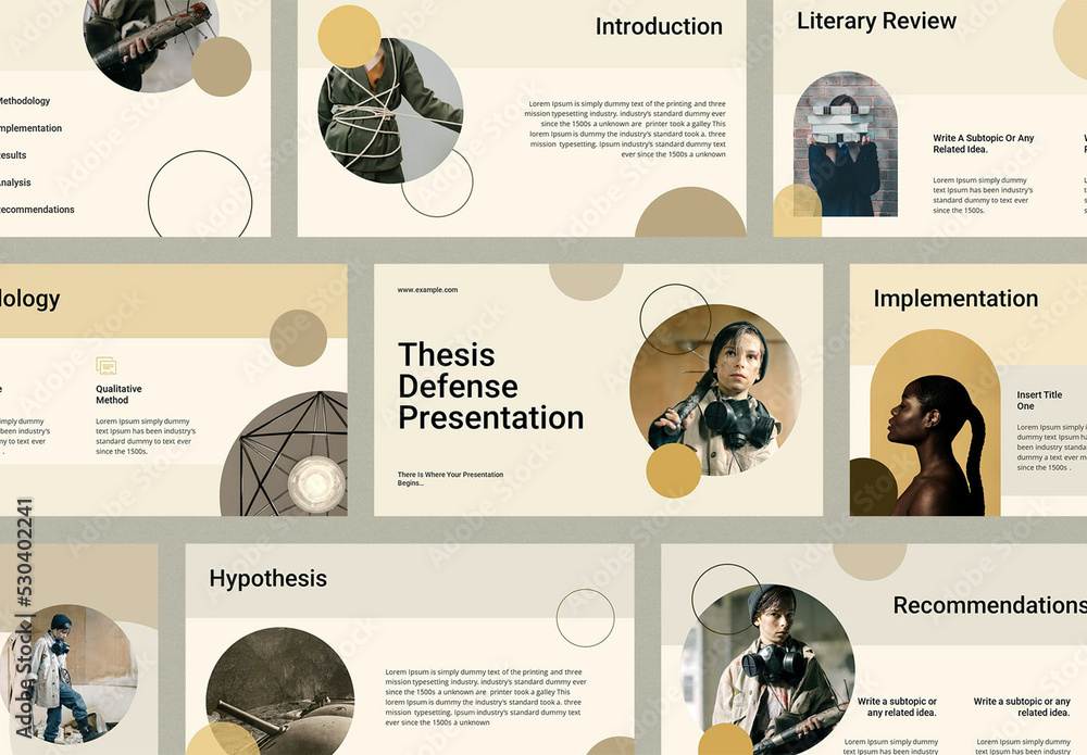 Thesis Defense Powerpoint Template