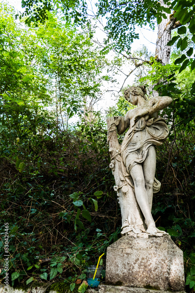 Architectural details on the way to the outlaws grotto, one of the ...