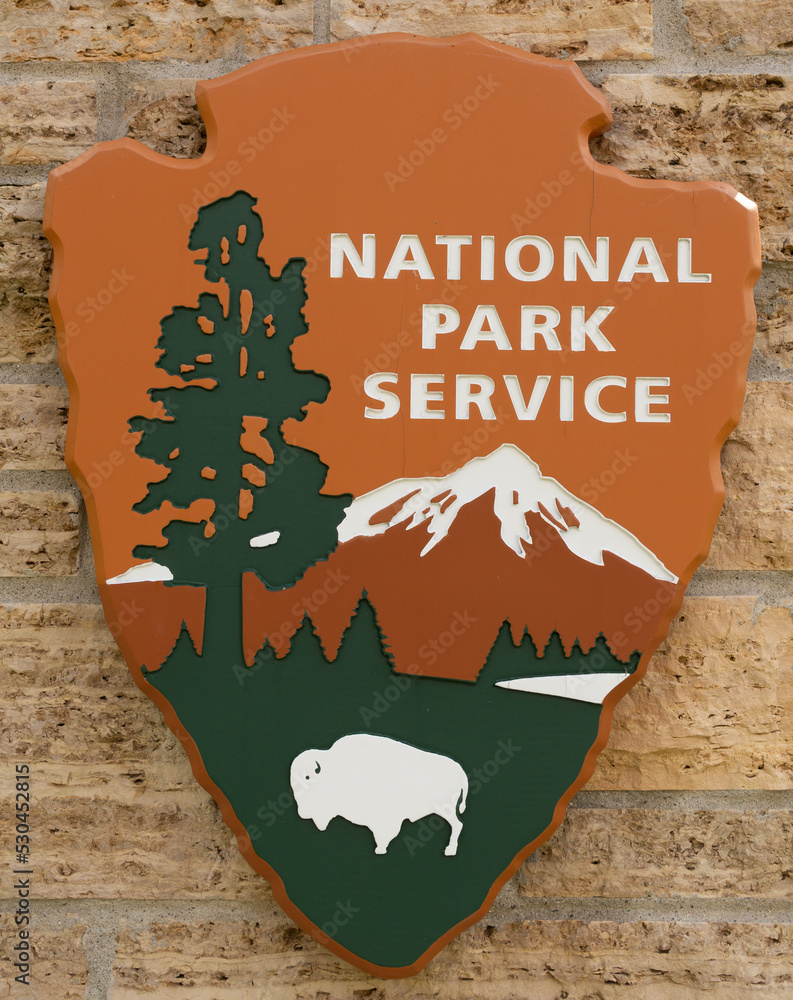 National Park Service Sign and Trademark Logo Stock Photo | Adobe Stock