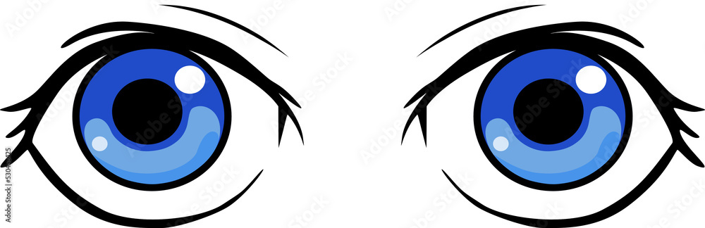 Colorful eyes collection isolated , modern design, Transparent ...