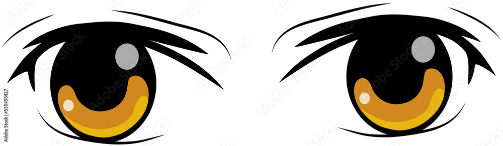 Colorful eyes collection isolated , modern design, Transparent ...