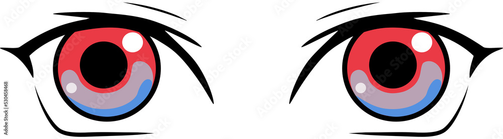 Colorful eyes collection isolated , modern design, Transparent ...