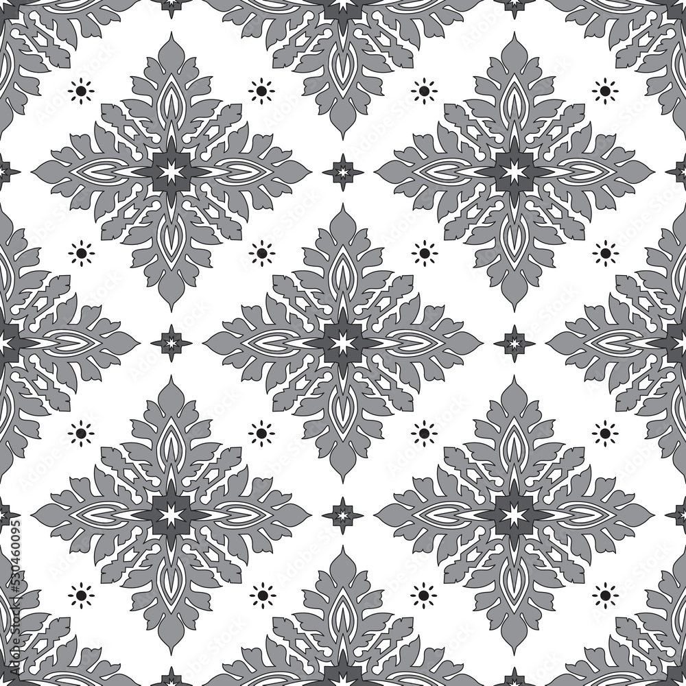 thai pattern traditional abstract concept illustration, Abstract shapes ...