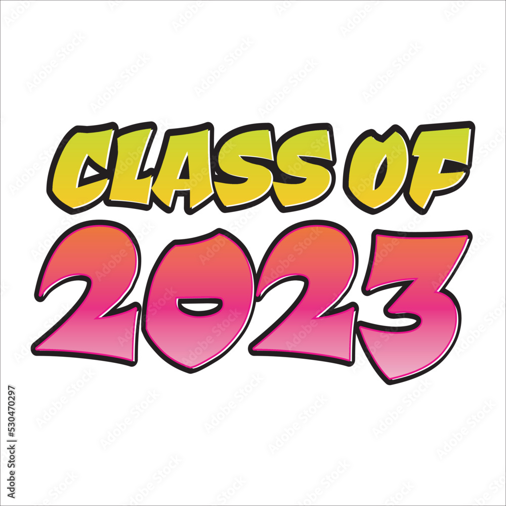class of 2023 Stock Vector | Adobe Stock