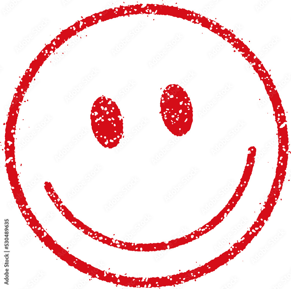 emoticons /face stamp icon (smile) / png Stock Illustration | Adobe Stock