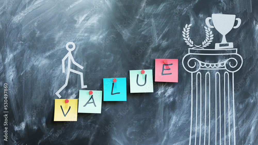 Value make steps to success, wealth and prosperity in personal and ...