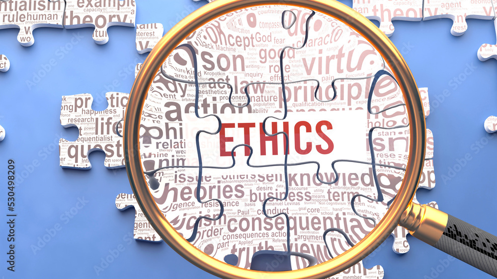 Ethics as a complex and multipart topic under close inspection ...