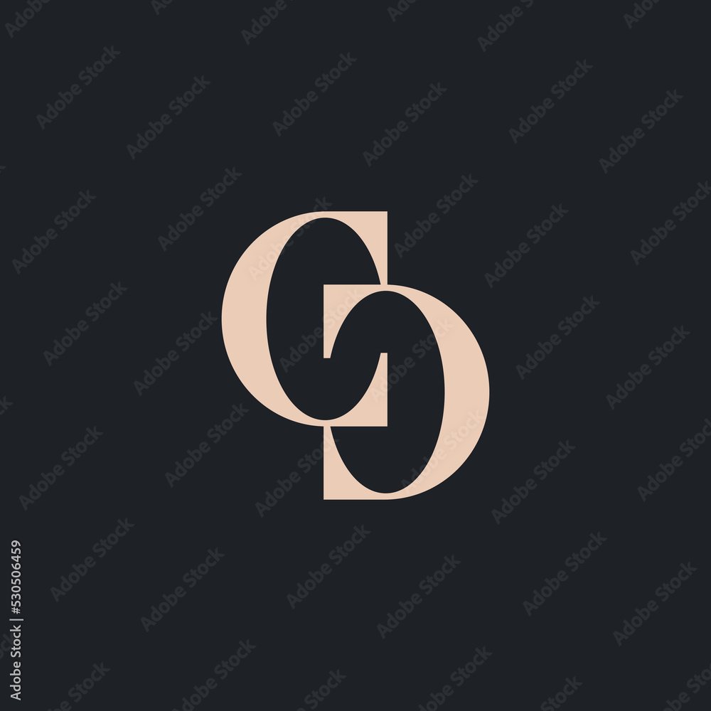 Initial Letter C Monogram Logo Template. Initial Based Letter Icon Logo ...