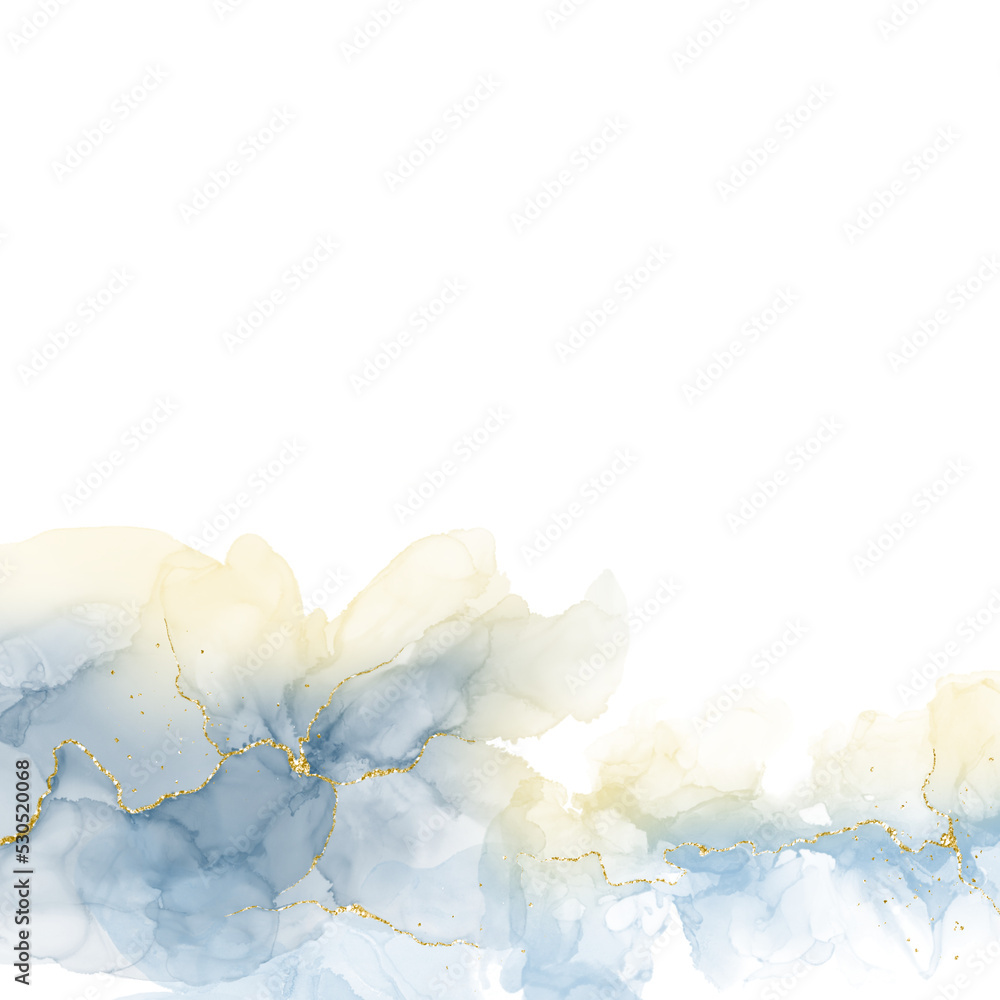 Abstract marble texture overlay. Liquid ink texture background. Blue ...