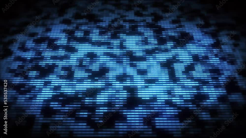 Digital Technology Led Lights Background/ 4k animation of an abstract ...