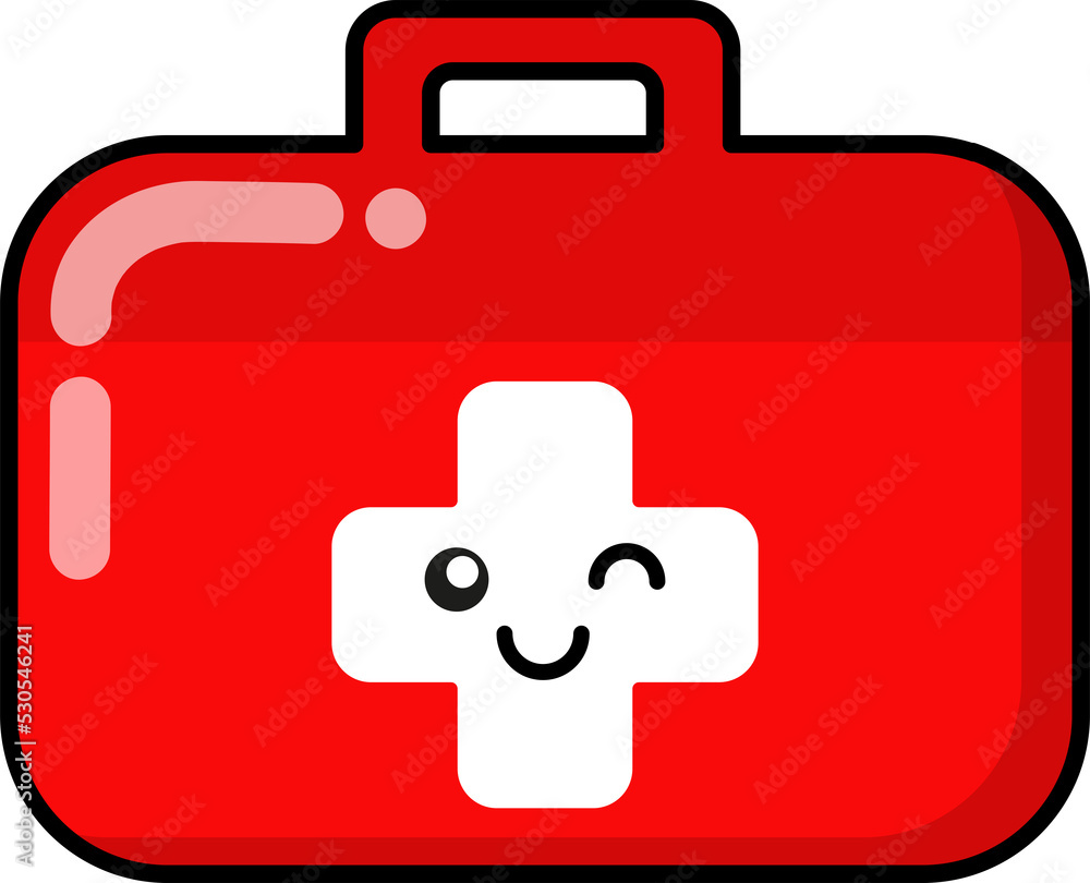 Medicine first aid kit patch, badge, stickers logo. Cute funny pharmacy ...