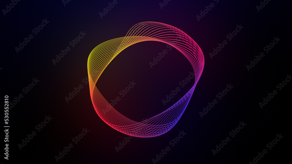 Gradient Circle Line curve, shape circle pattern, background ...