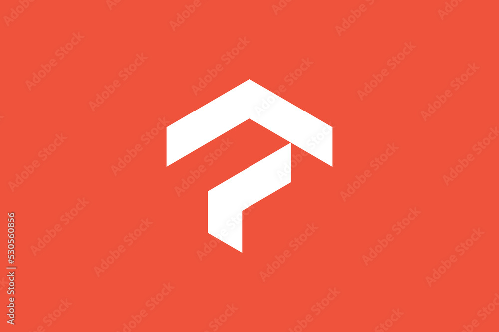 Design of F logo in vector format for construction, building, homes ...