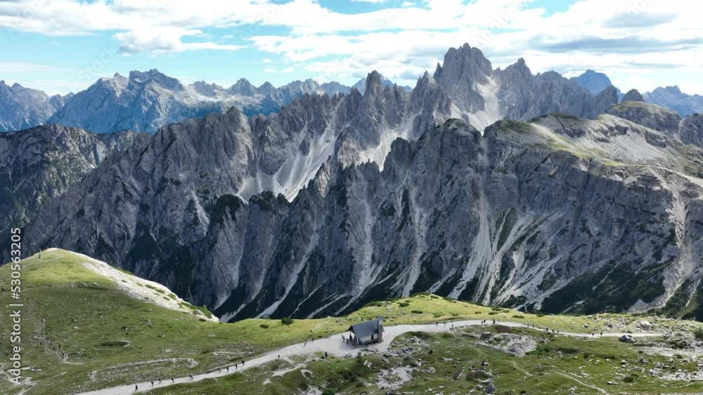 The Dolomites mountain range in Italy that is part of the Southern ...