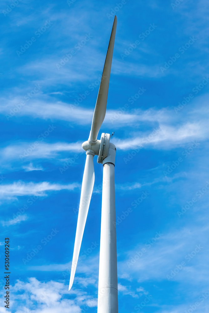 Vintage Wind Turbine In Toronto, Canada. The old equipment was the ...