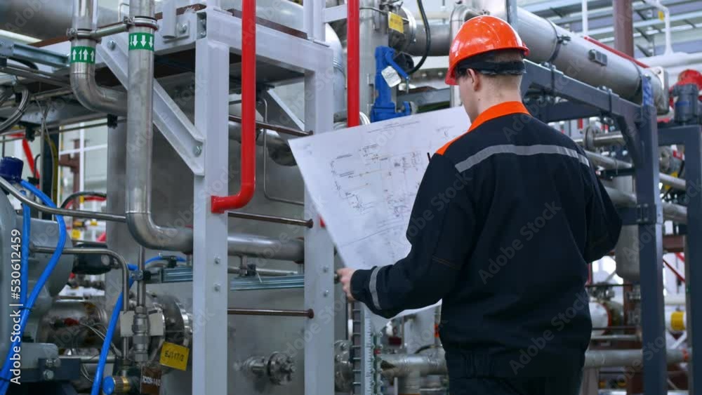 An industrial operator of process equipment in a polymer production ...