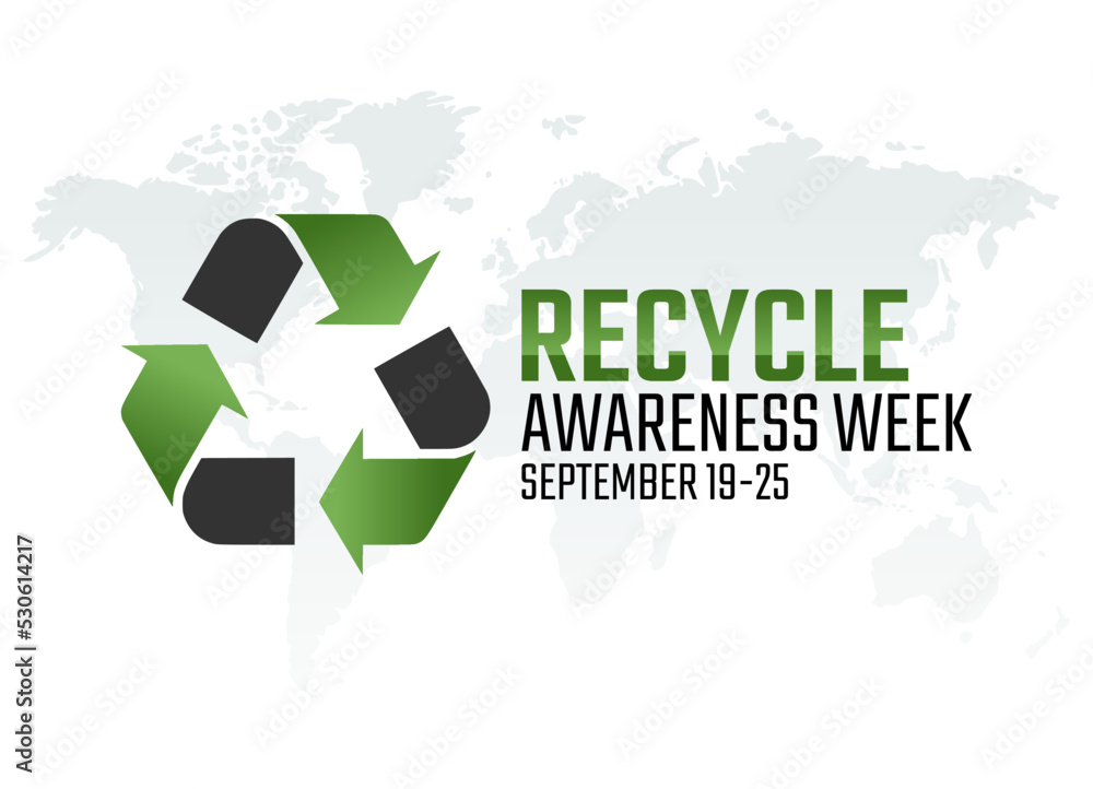 vector graphic of recycle awareness week good for recycle awareness ...