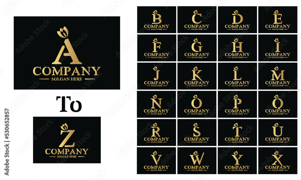 Alphabet logo design , letter Logo icon pack, a to z logo bundle ...