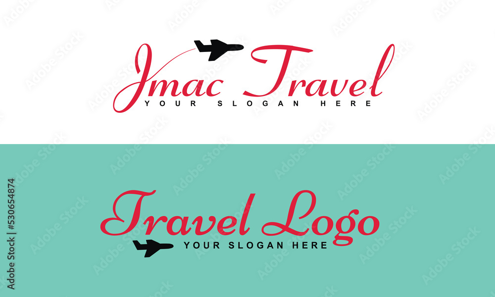 Airlines logo, travle company log, Travel Logo design lettering vintage ...