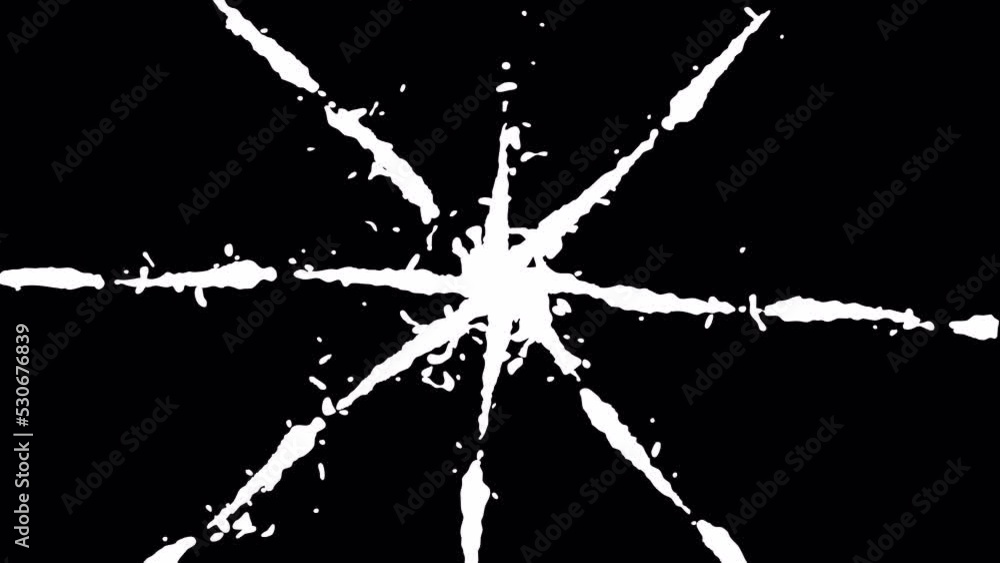 Water liquid lines fx shape, transparent background, alpha prores alpha ...