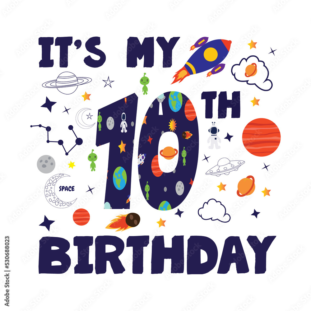 it is my birthday space svg, space svg, space galaxy outer birthday svg ...