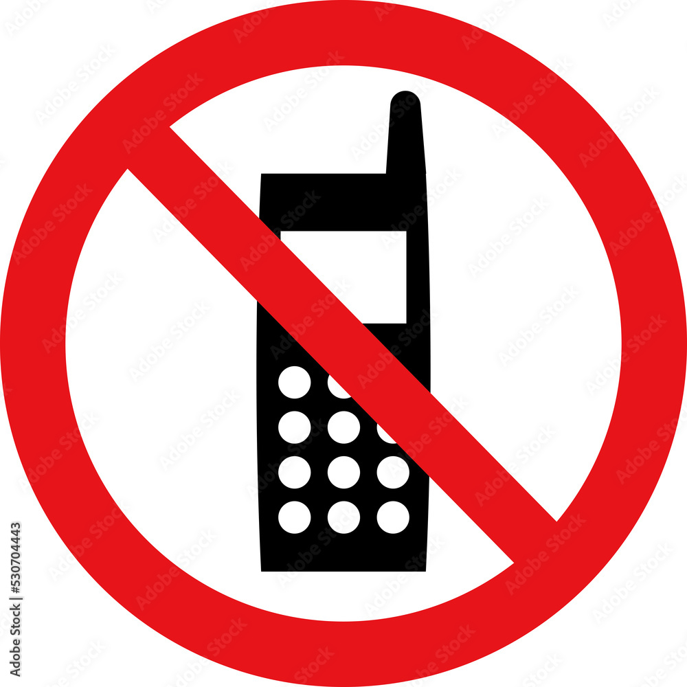 Prohibition sign (pictogram) / Do not use mobile phones (png) Stock ... Prohibition sign (pictogram) / Do not use mobile phones (png) Stock ...