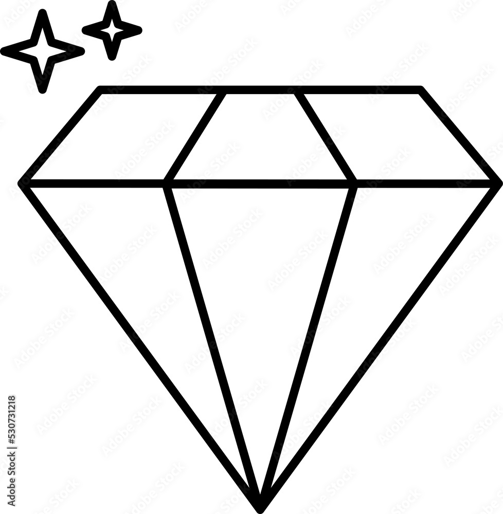 Diamond icon PNG for websites developer, social media, layouts, art ...