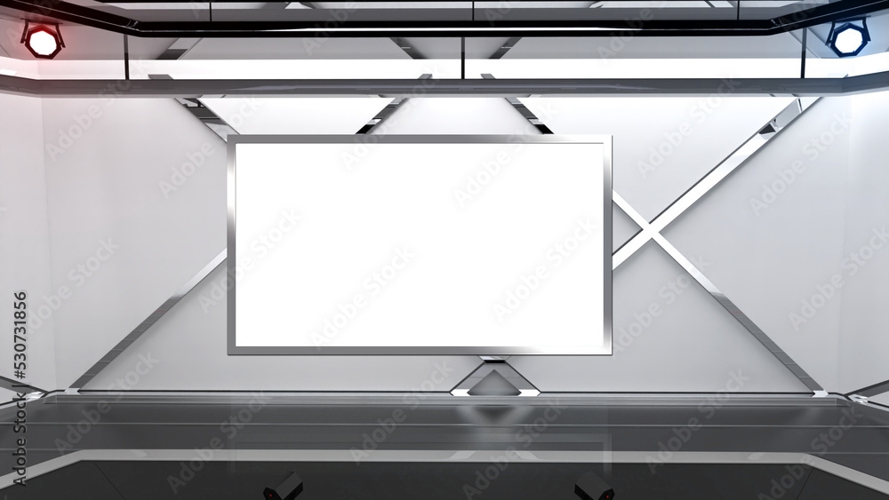 Studio Set Background 2268_3D Virtual TV Studio News_Studio Background ...