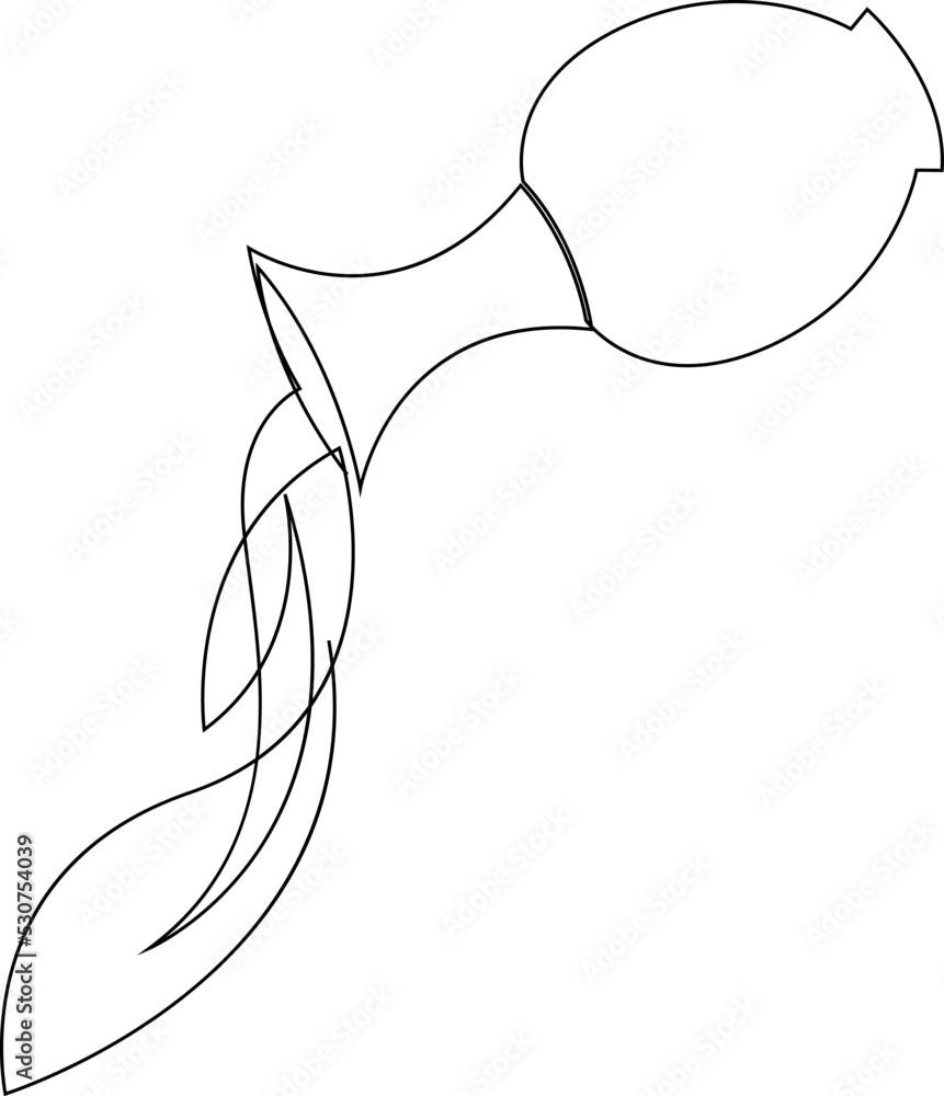 Astrological Aquarius zodiac sign one line drawing. Elegant astrology ...