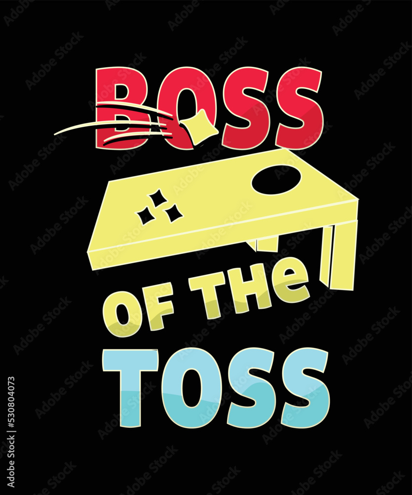 Cornhole Printable T-shirt Vector Design. Cornhole poster, Banner, Tag ...