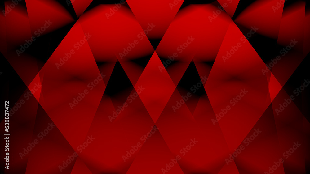 Red abstract polygon background, polygon vector, Geometric vector ...