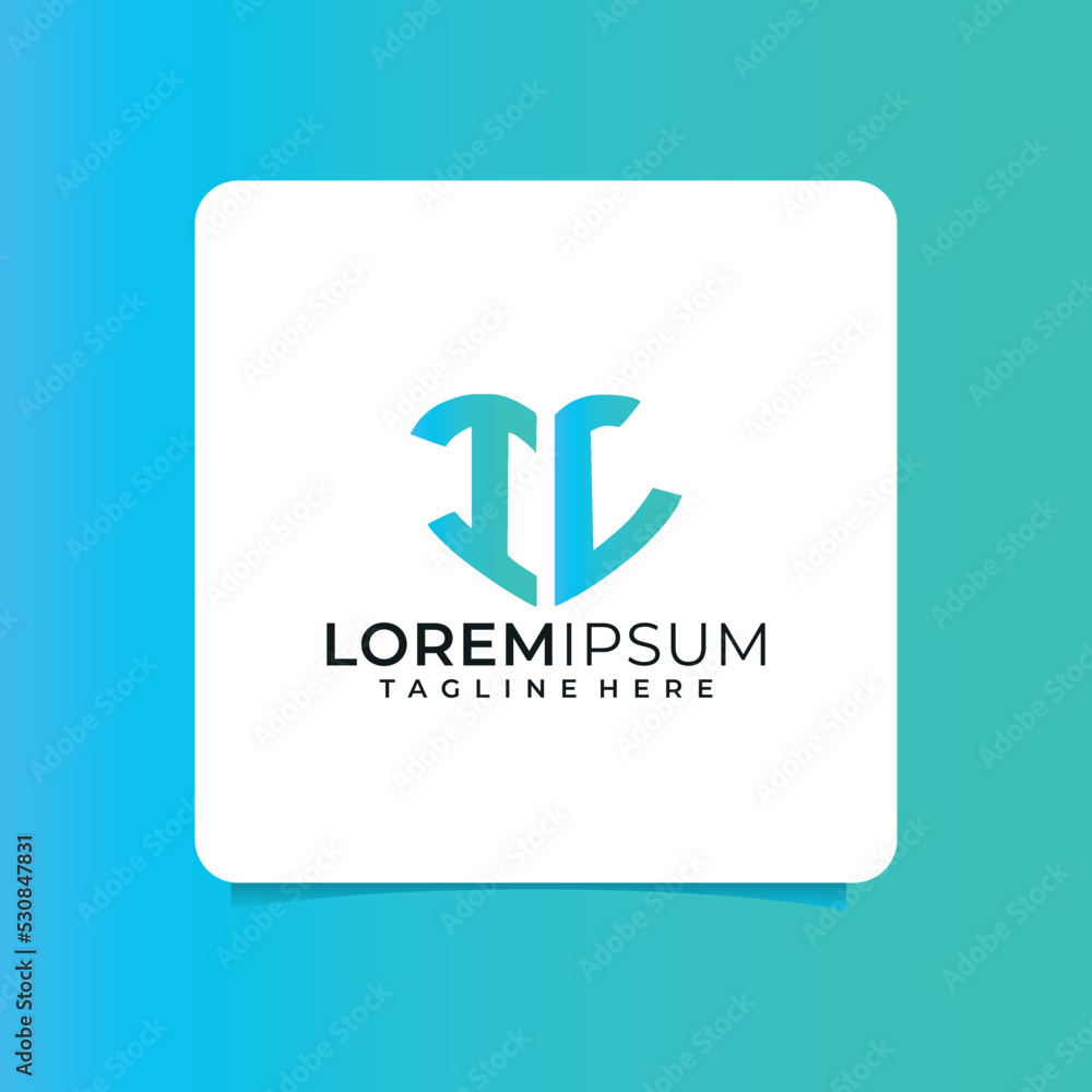 il letter design for logo and icon.az typography for technology ...