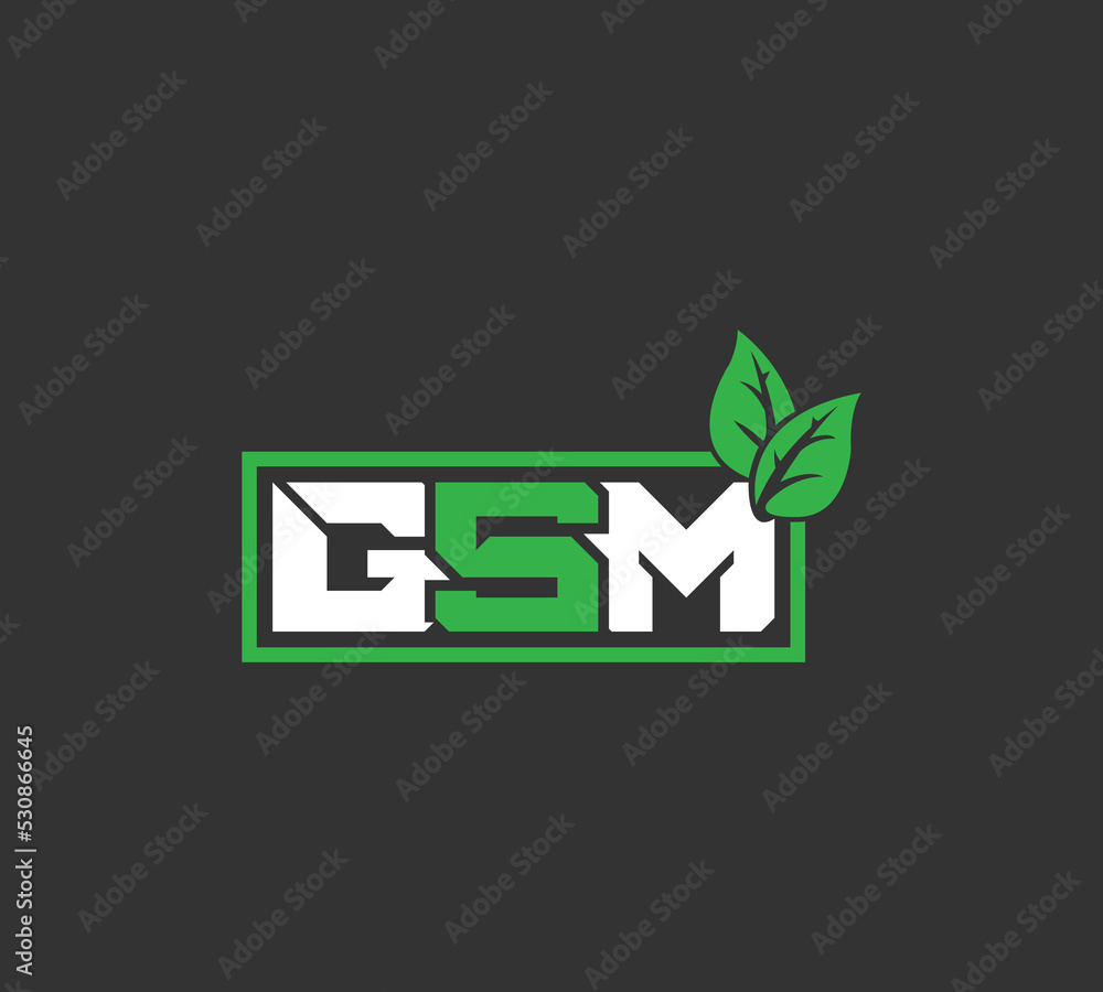 GSM letter creative logo design, Alphabet GSM logo template. Stock ...