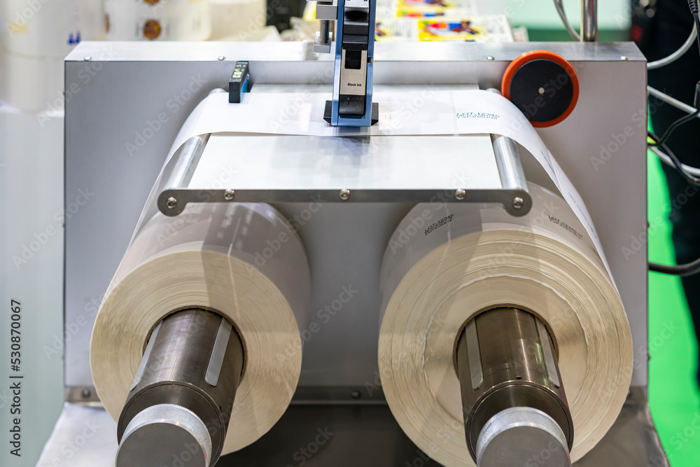 Inkjet print head component of continuous label or graphics printer ...