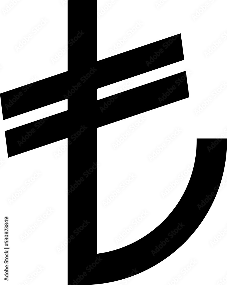 Turkish lira sign, transparent backgrounds Stock Illustration | Adobe Stock