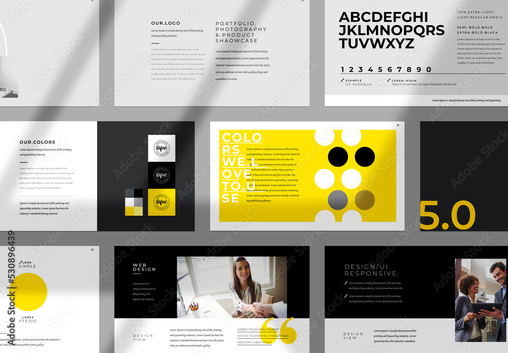 Presentation Layout Stock Template | Adobe Stock