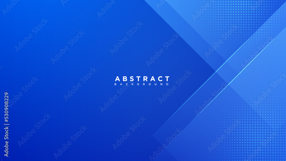 Minimal blue geometric layer background with line. Modern template ...