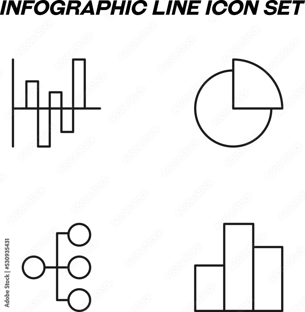 Simple monochrome signs drawn with black thin line. Vector line icon ...